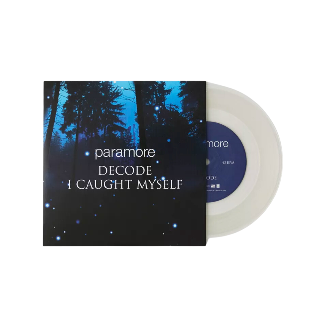 Paramore: Decode / I Caught Myself - Limited UO Clear 7" Vinyl – EI&EF Spaces Record Store FR